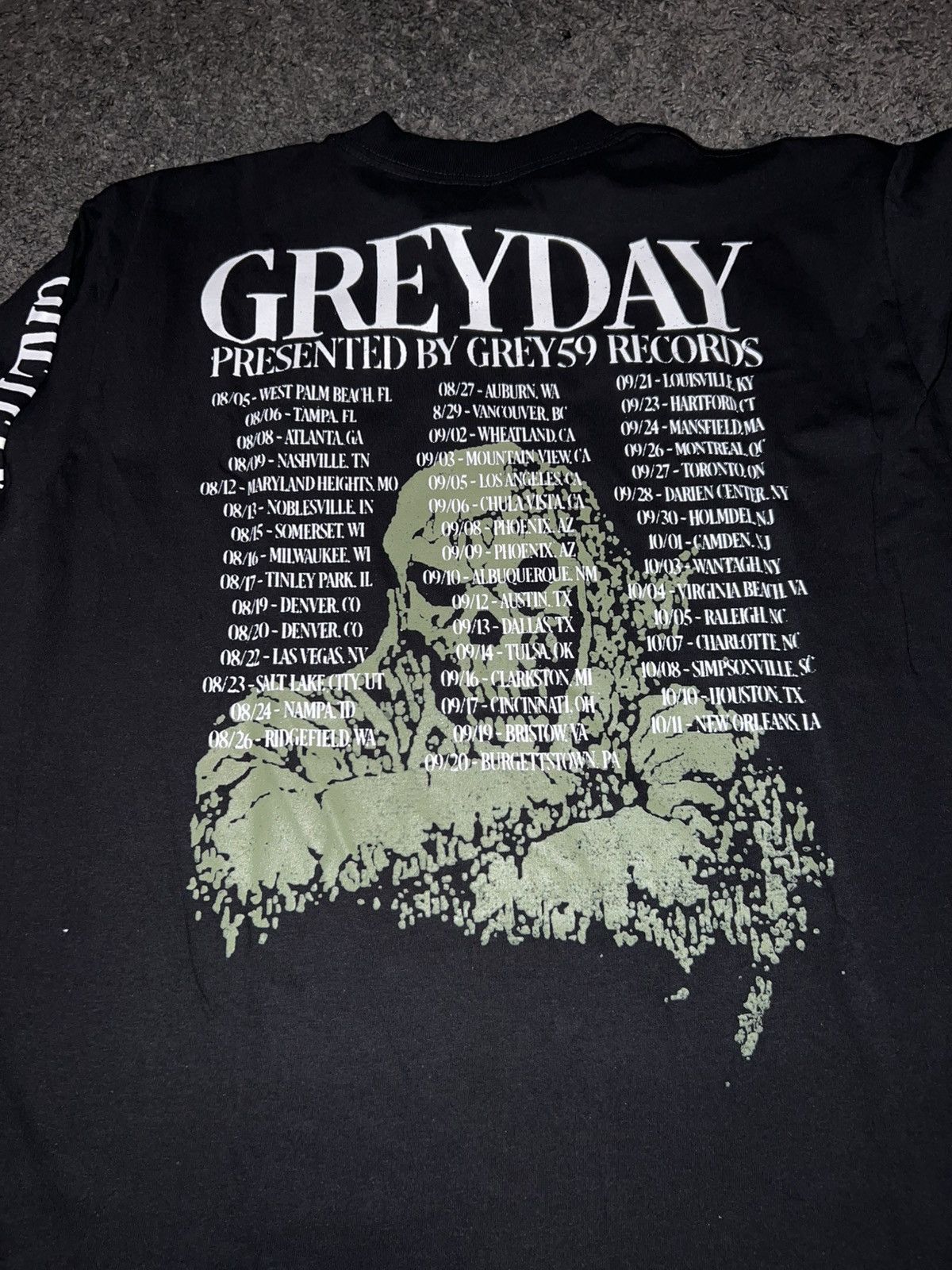 G59 Records $uicideboy$ G59 Greyday 2025 North American Tour Long Sleeve | Grailed