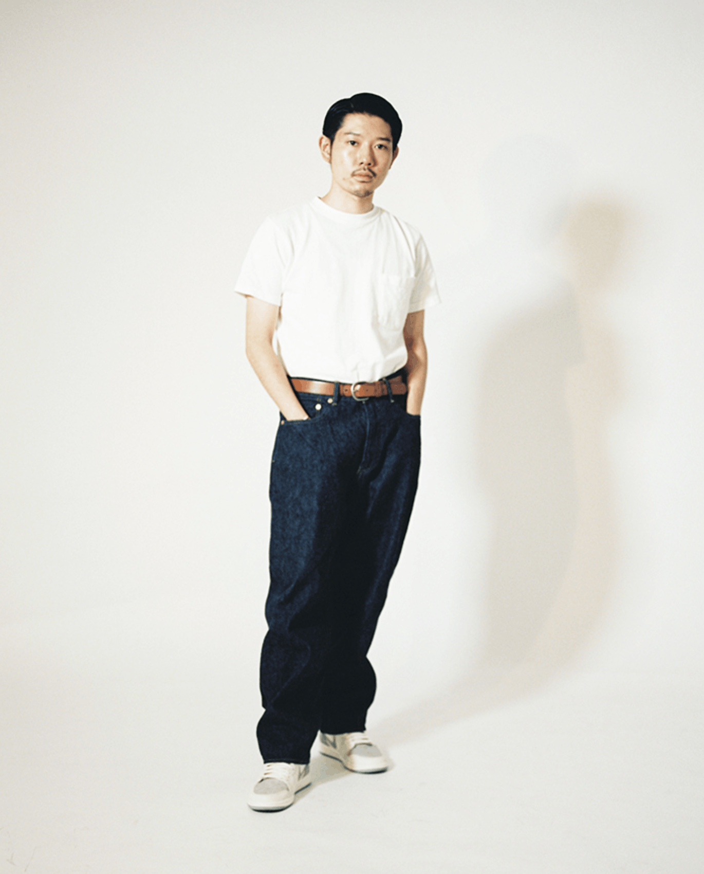 Comoli Comoli x WISM Unite 5p Denim Indigo - relaxed tapered Comoli Comoli x WISM Unite 5p Denim Indigo - relaxed tapered