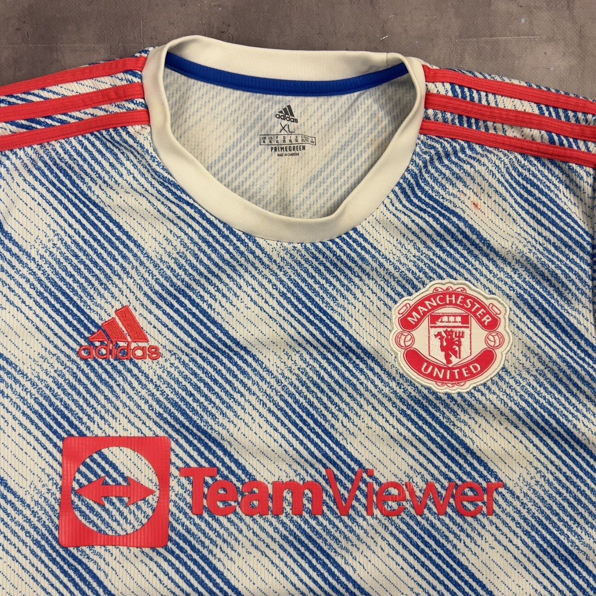 Adidas Rare! Manchester United Adidas Soccer Jersey Shirt Away | Grailed