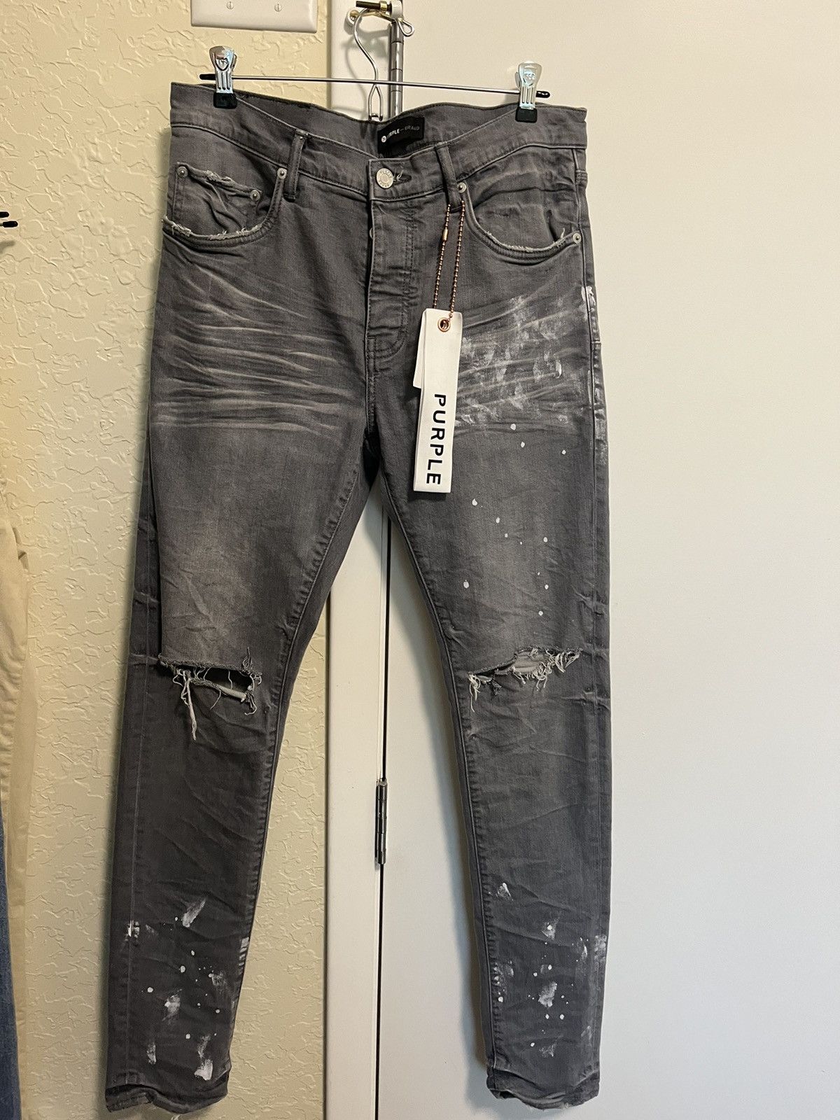 Purple Brand Purple Brand Paint Splatter Jeans | Grailed