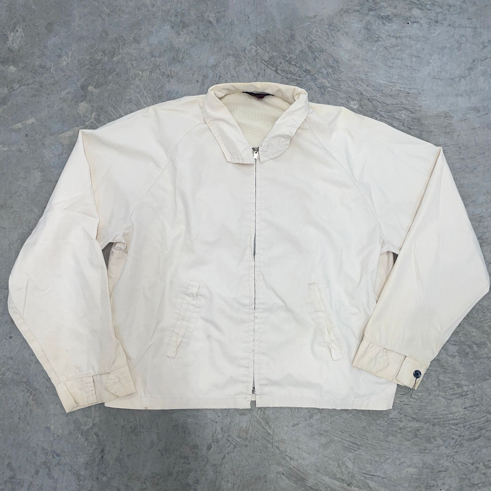 Vintage True Vintage Chore jacket detroit style cream off white | Grailed