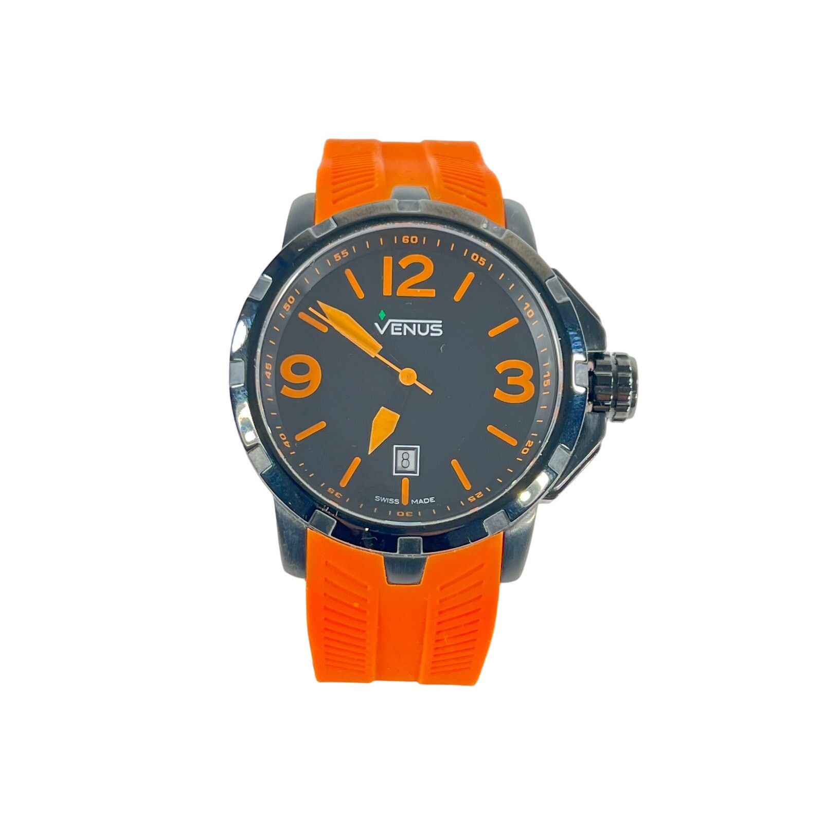 Other Venus Chroma Watch Orange Black Swiss Quartz Stainless Steel ...