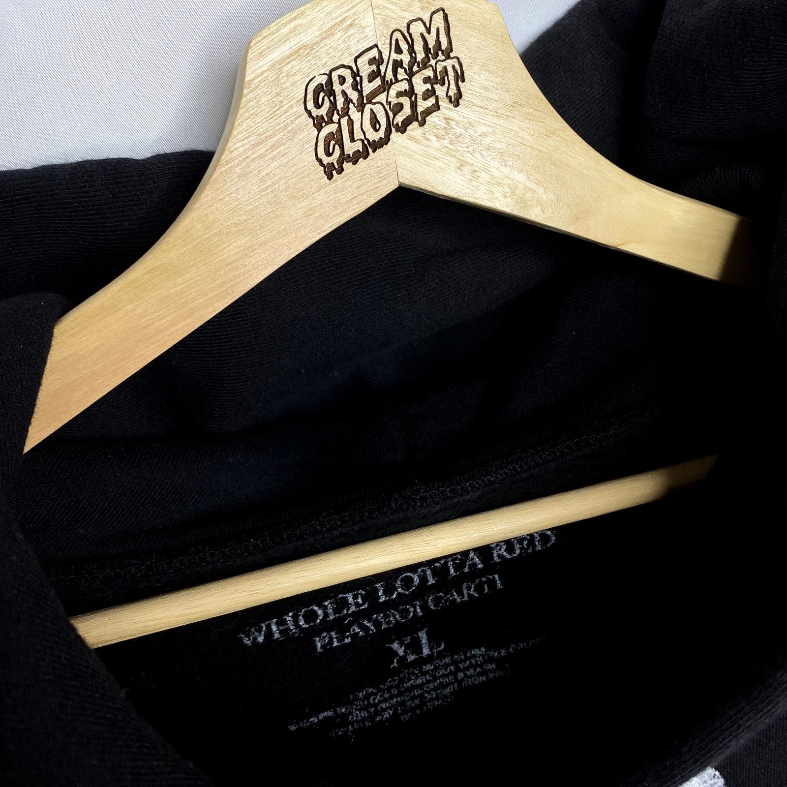 AWGE Playboi Carti AWGE WLR WholeLottaRed Hand Tour Merch Hoodie | Grailed