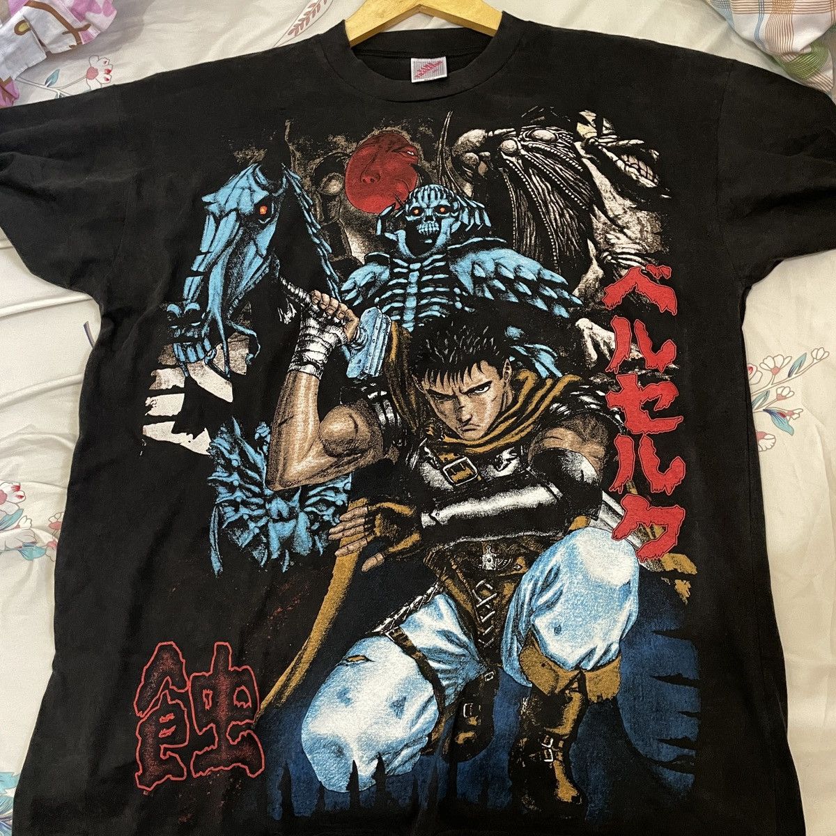 Very Rare LAST DROP ⚠️ Berserk Griffith Guts Femto Tee Manga T shirt XL ...