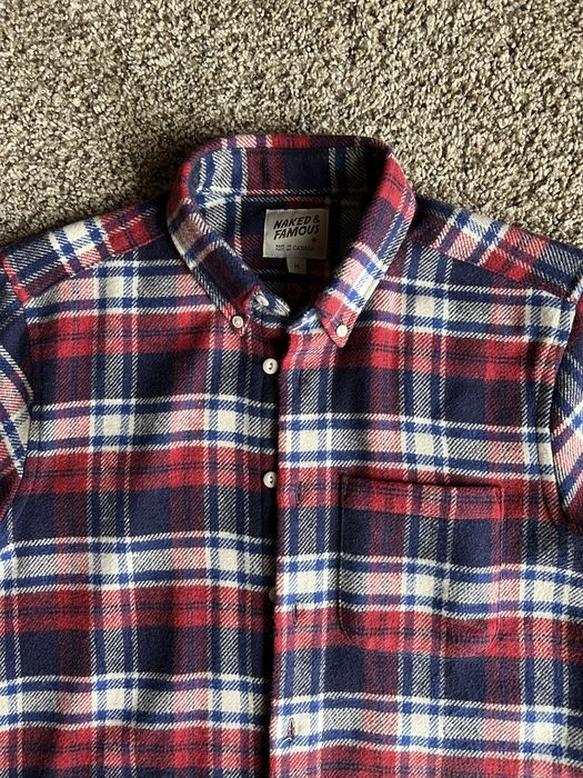 Naked & Famous Heavy Flannel Brushed Regular Shirt | Grailed