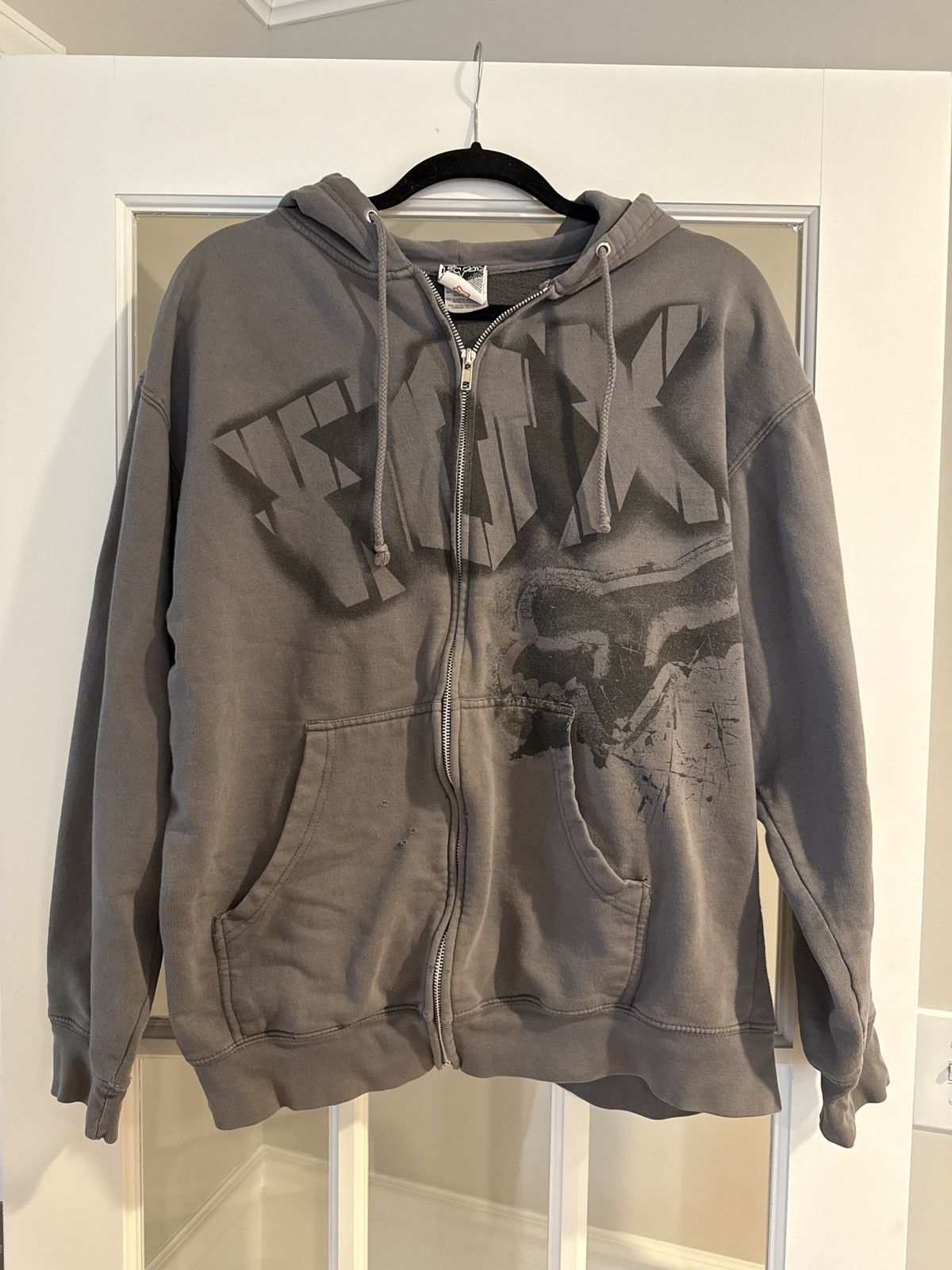 Fox Racing × Streetwear Vintage Fox racing zip up sweatshirt | Grailed