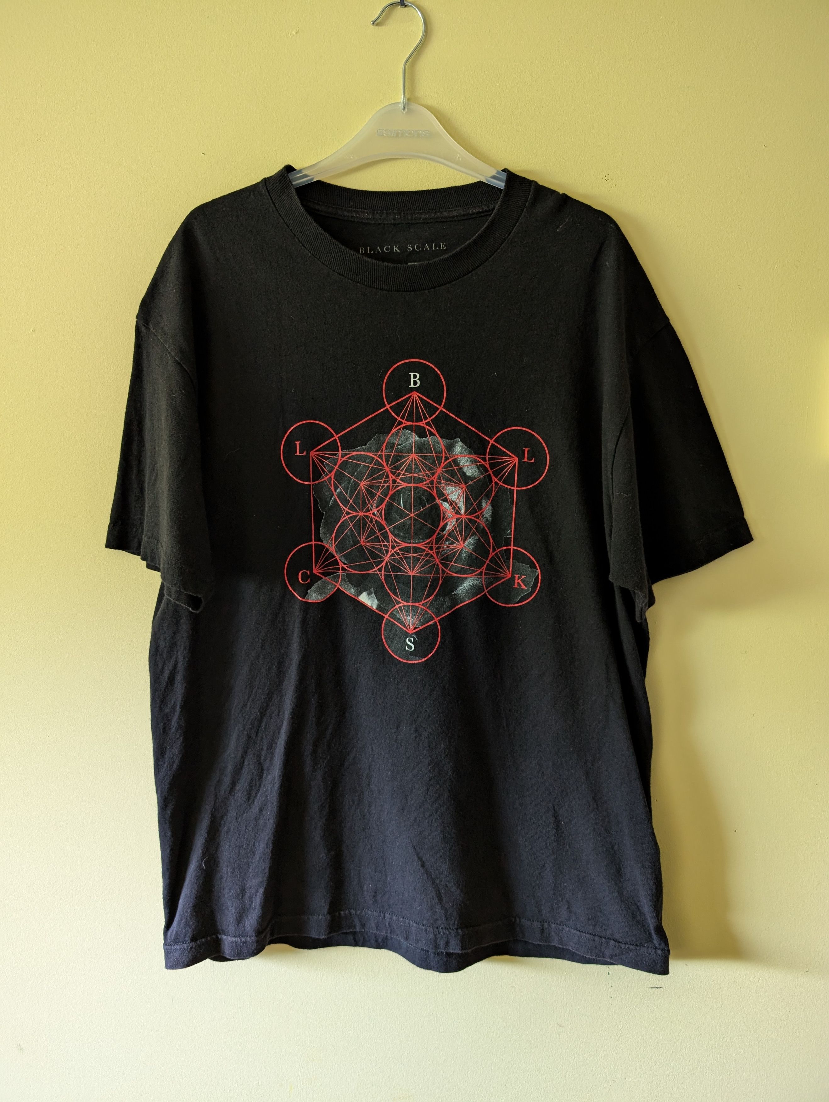 Black Scale Black Scale Metatron Sacred Geometry T Shirt | Grailed