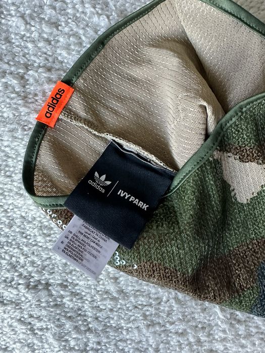 Adidas Ivy Park Camo Sequin Balaclava | Grailed