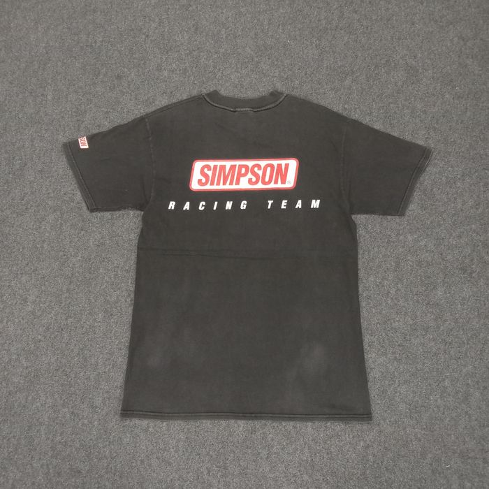 Vintage 90's Simpson Racing Motorsports Team Tshirt | Grailed