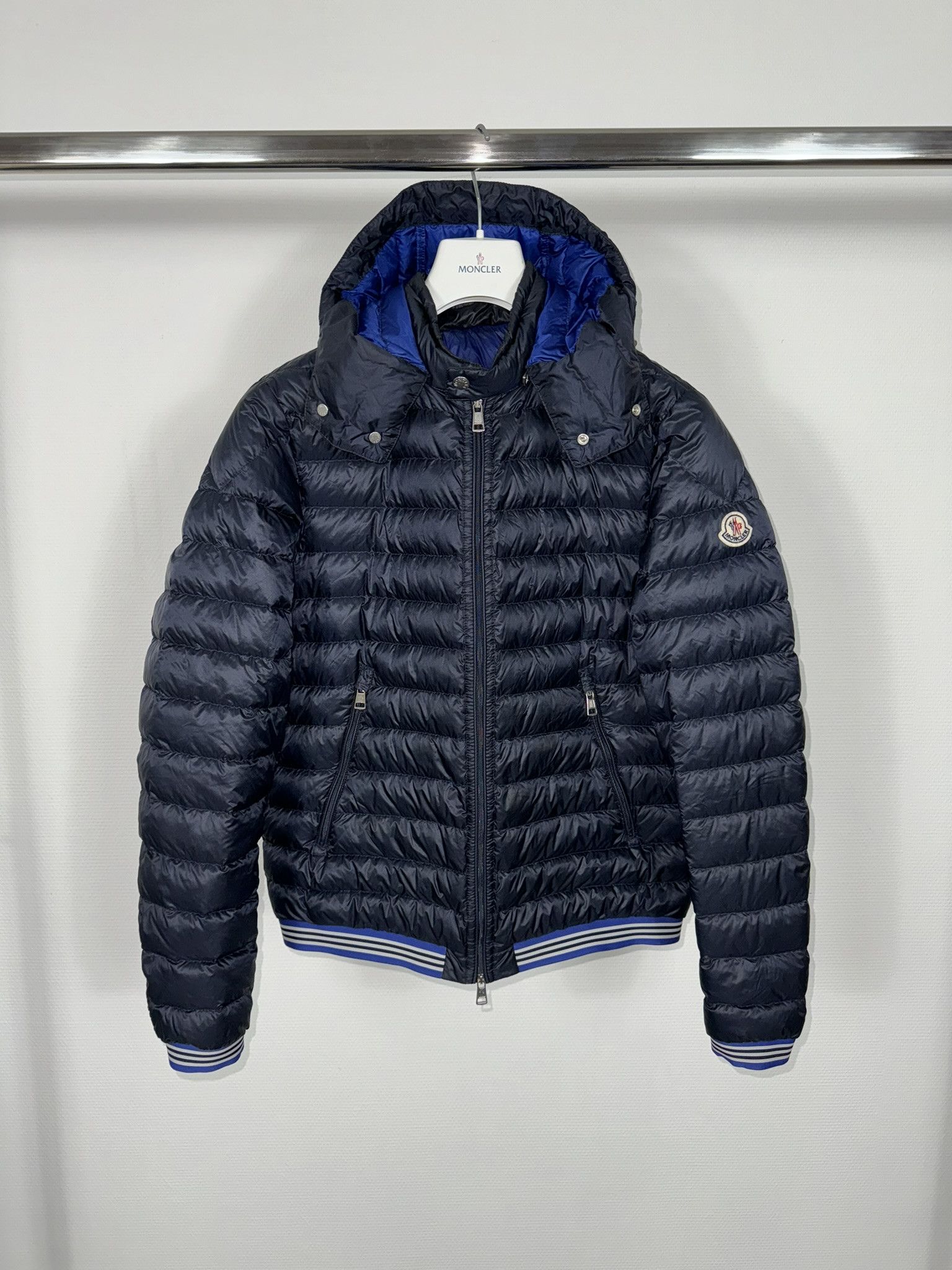 Moncler Moncler jacket Vidal size 3 navy blue | Grailed