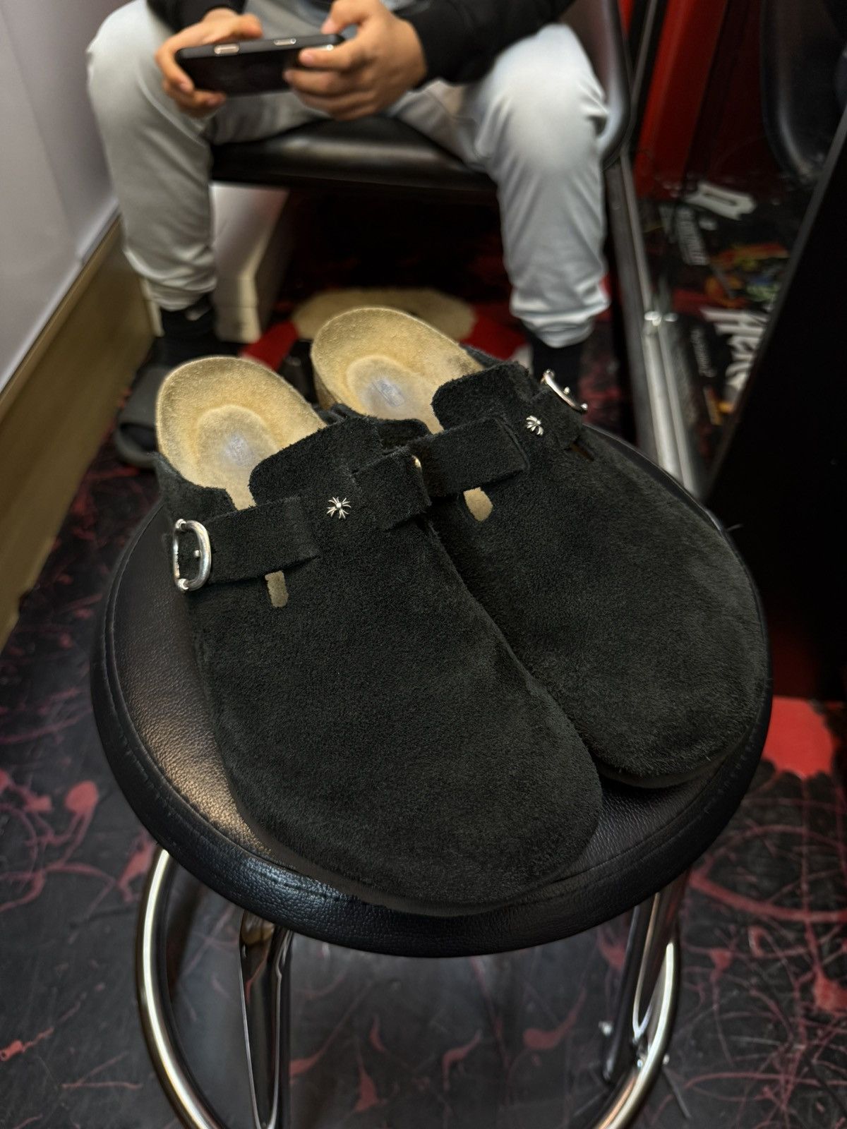 Chrome Hearts Chrome Hearts Birkenstock Clogs | Grailed