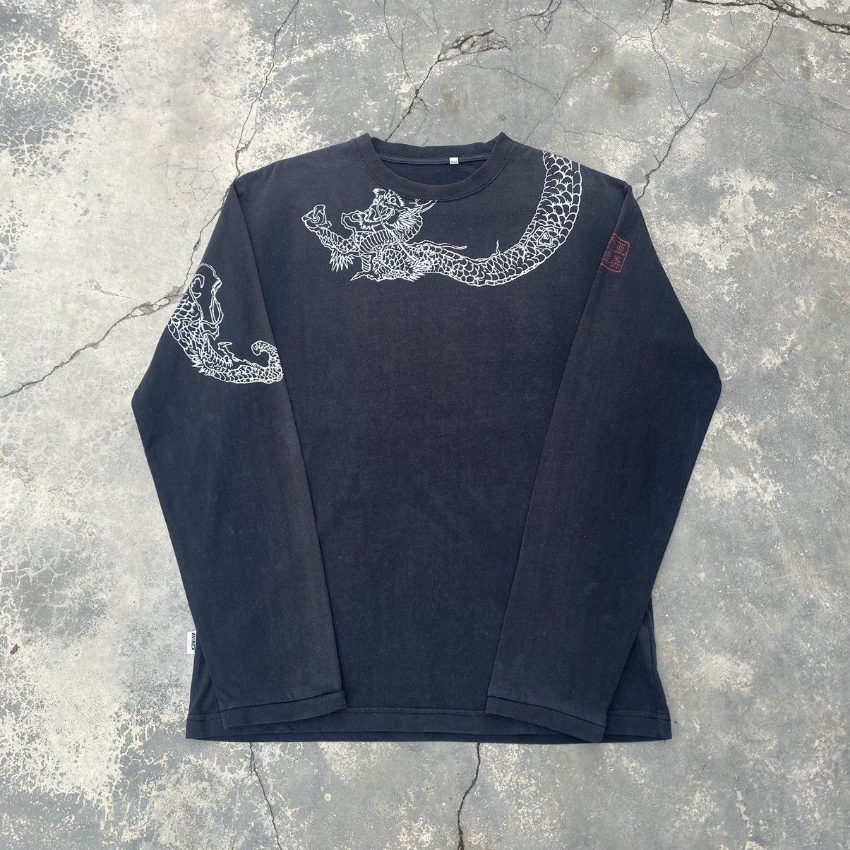 Avirex Faded Dragon tee | Grailed