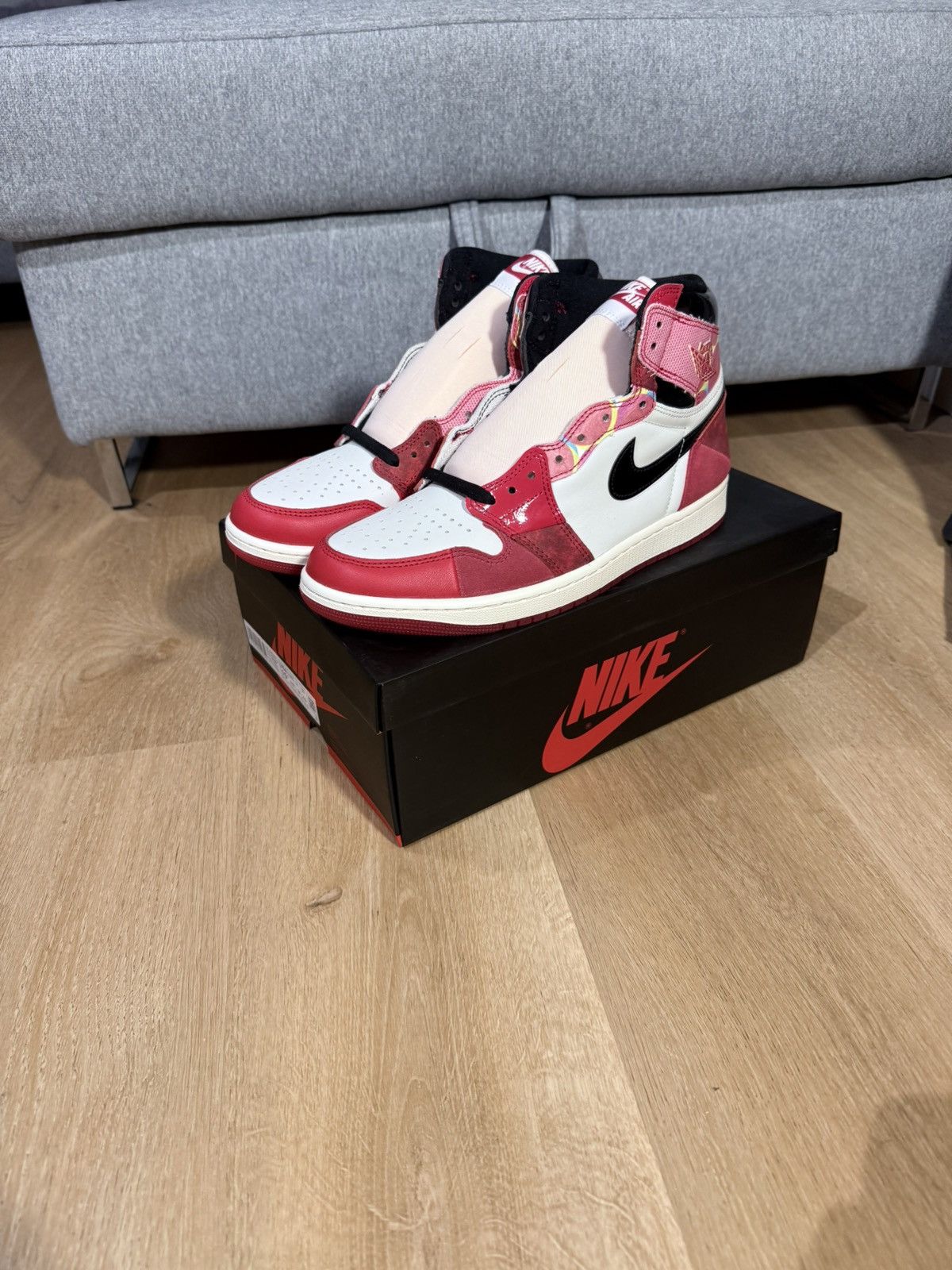 Jordan Brand Jordan 1 high og across the spiderverse | Grailed