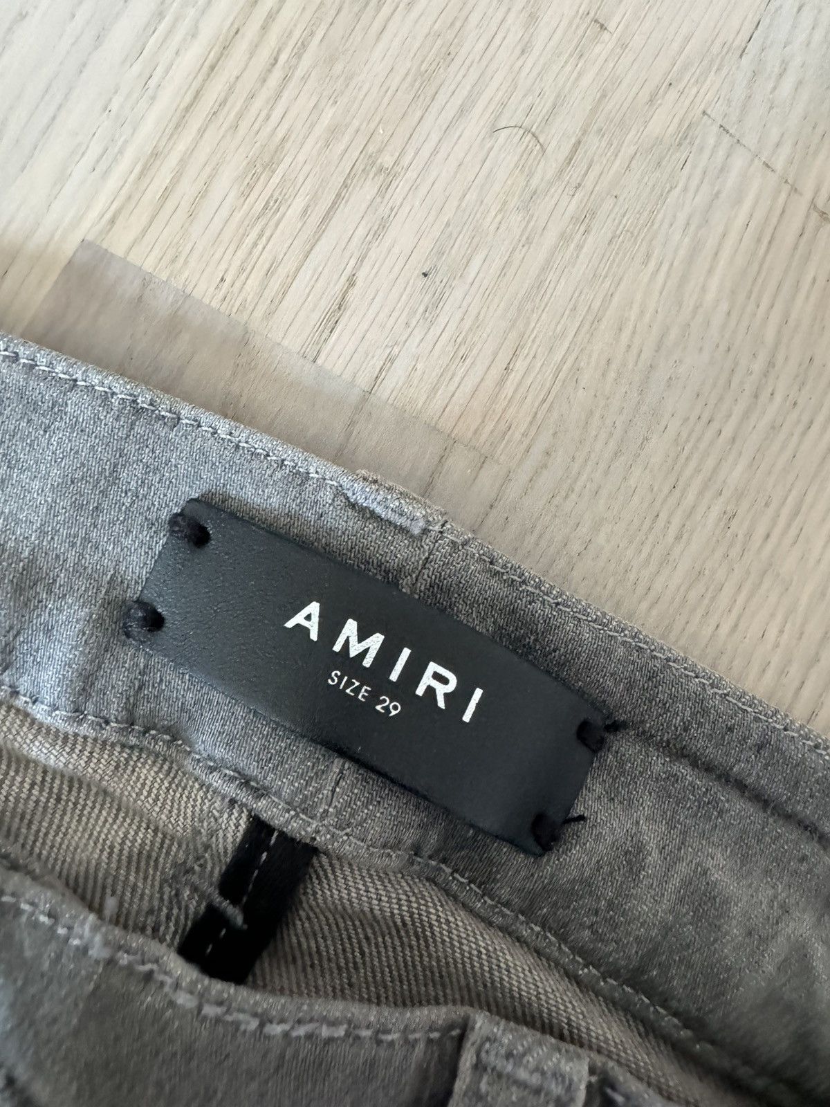 Amiri AMIRI jeans STUDY SIZES IN PHOTOS SHOWN BY TAPE MEASURE | Grailed