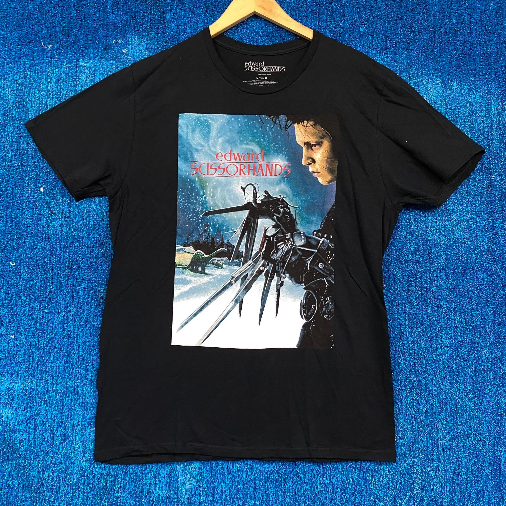 Movie × Streetwear × Very Rare Edward Scissorhands Goth Movie Poster ...