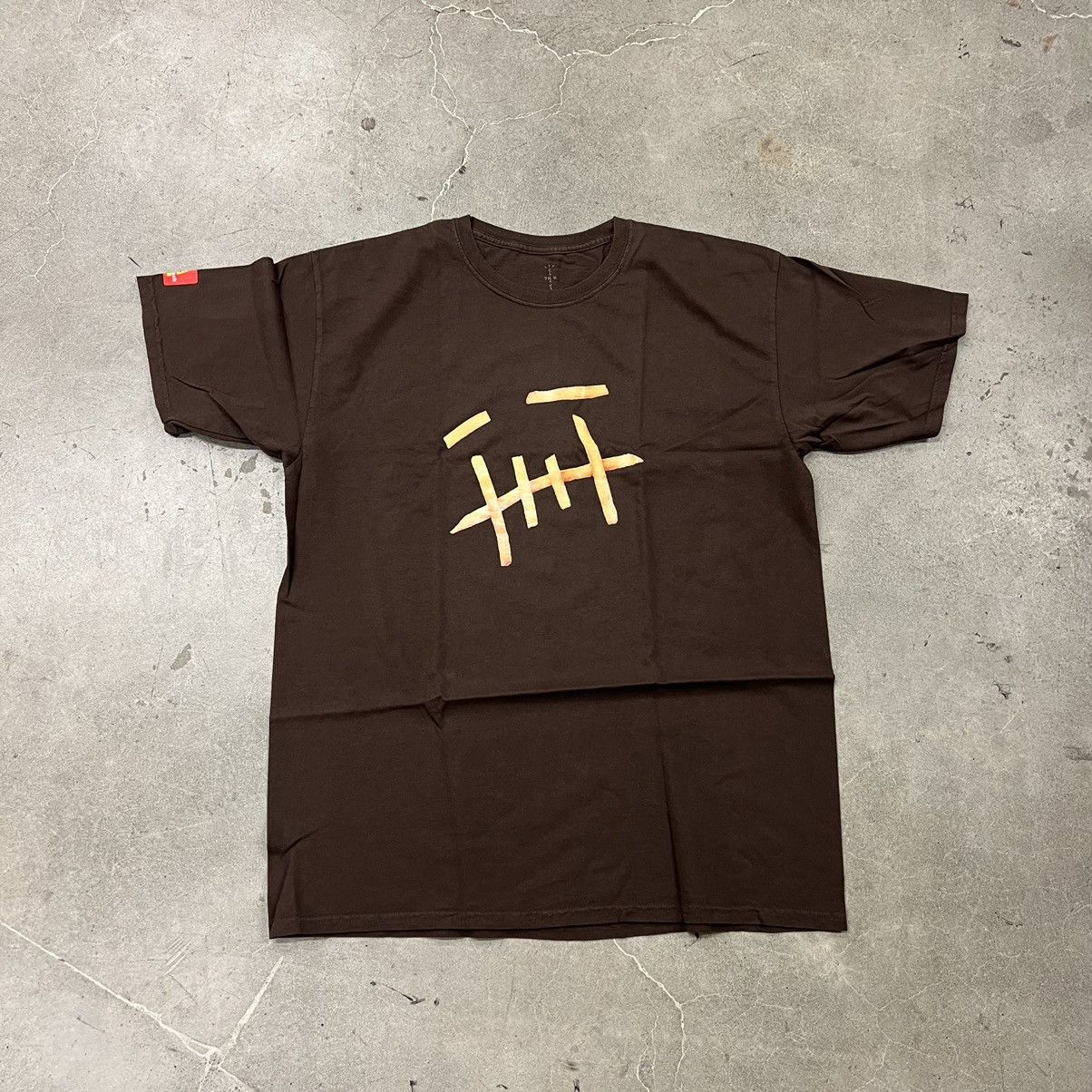 Travis Scott McDonald’s Travis Scott French Fry tee hype rare y2k | Grailed