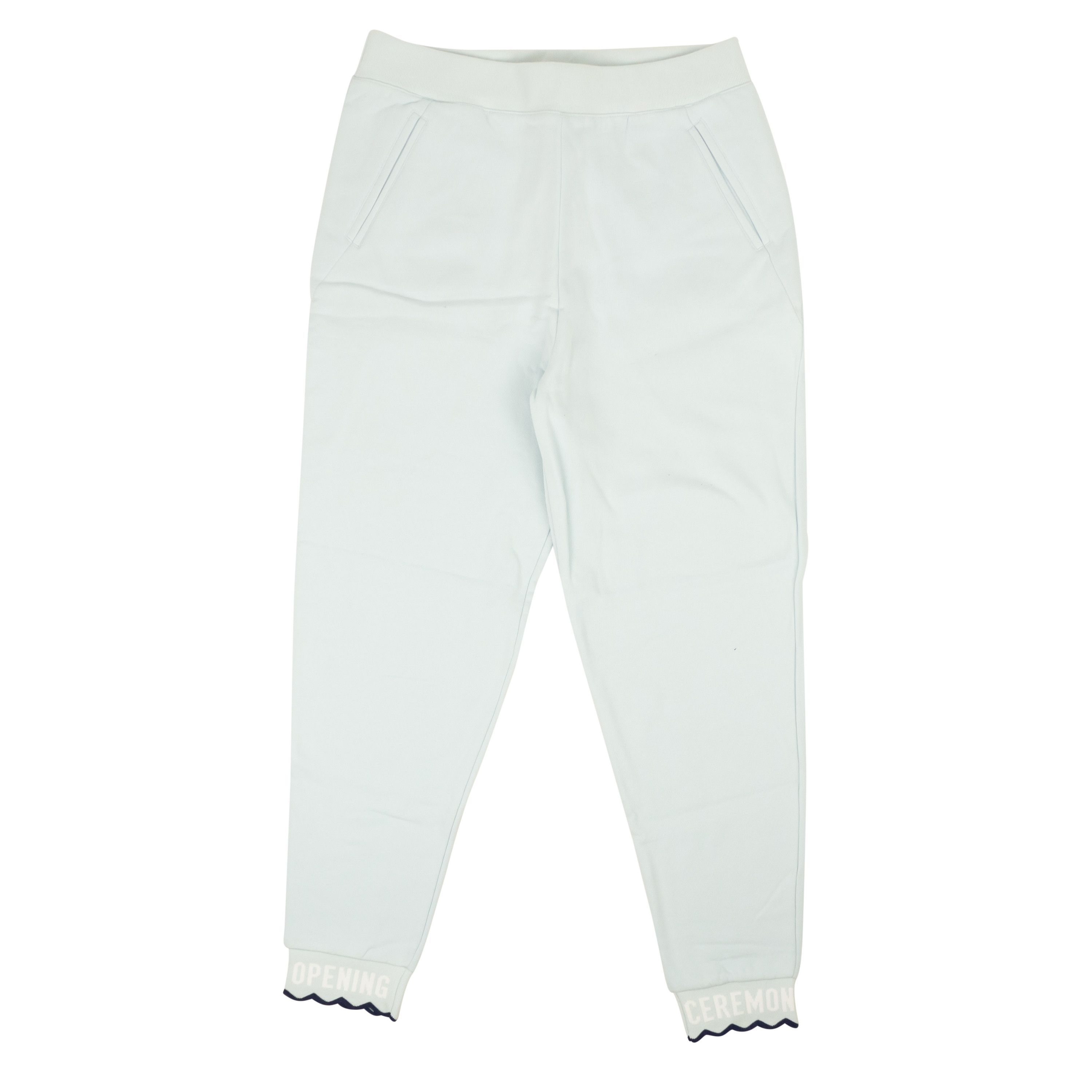 Opening Ceremony Dust Blue Cotton Scallop Logo Sweatpants Size XS | Grailed