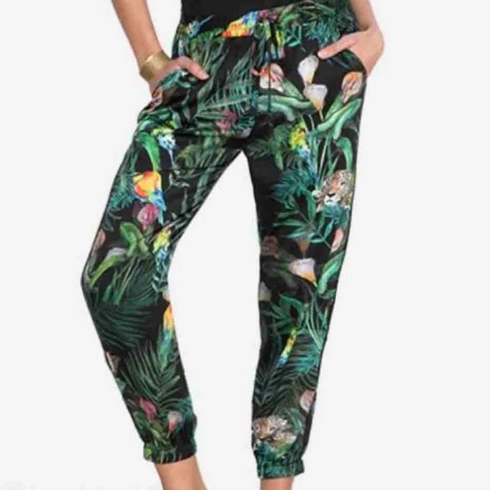 Johnny Was Johnny Was silk Jungle Stretch Silk Pant NWT RARE | Grailed