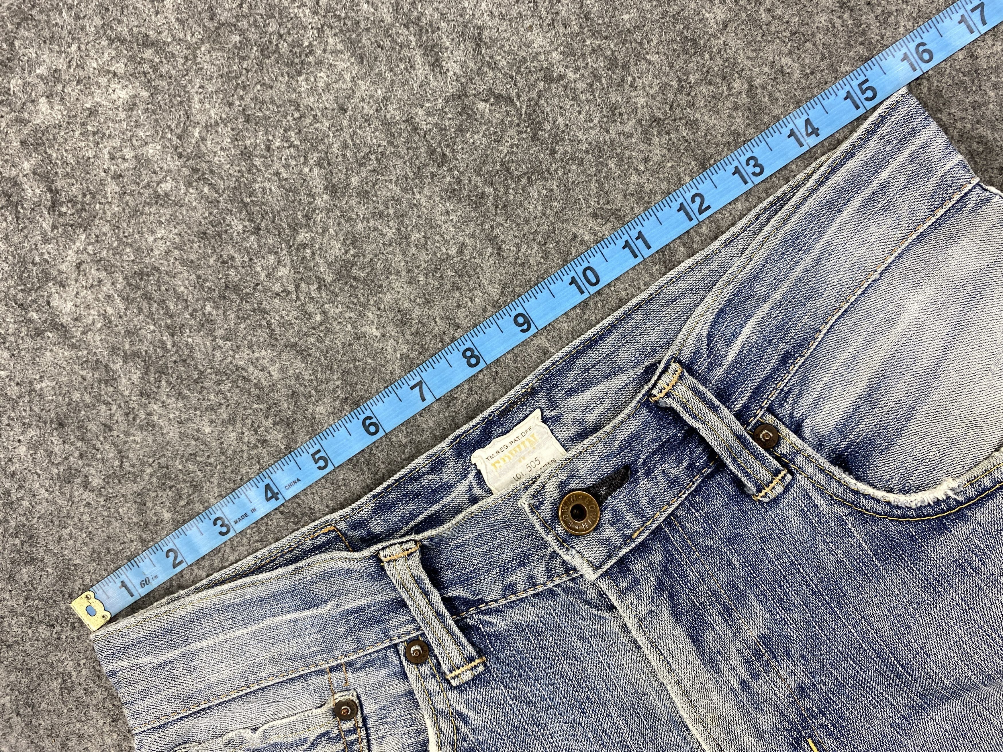 Edwin Vintage Edwin 505ZX Selvedge Denim Japan Distressed Jeans | Grailed