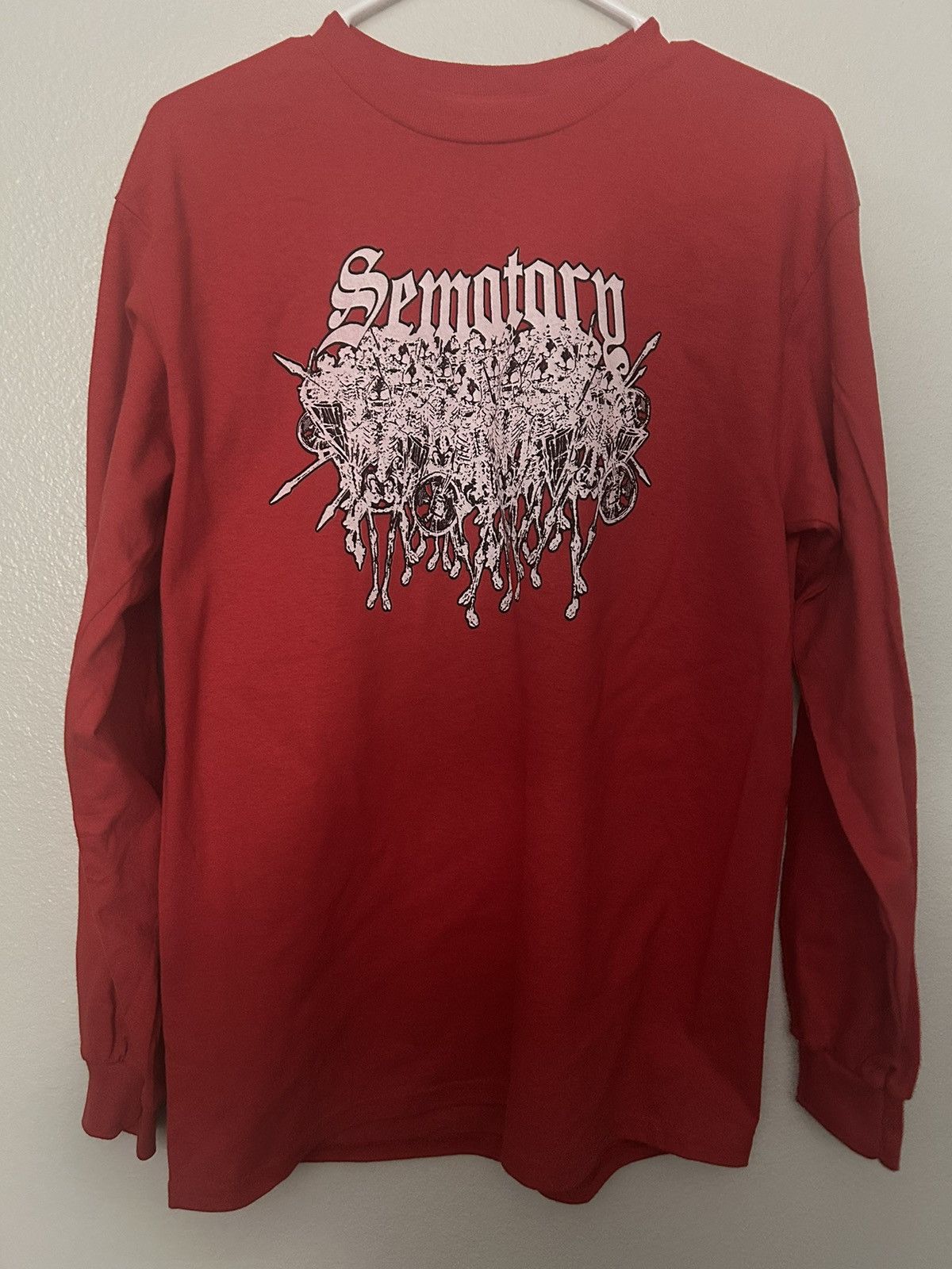 Drain Gang × Haunted Mound × Sad Boys RARE Sematary Skellingtons Long ...