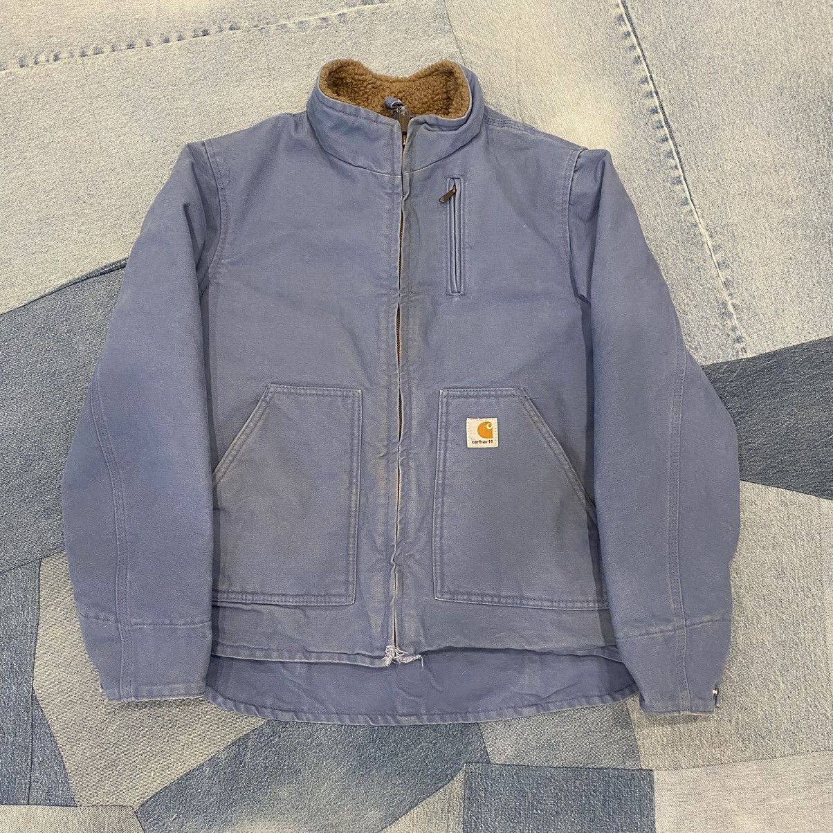 Carhartt × Streetwear × Vintage CRAZY Rare Baby Blue Carhartt Jacket ...