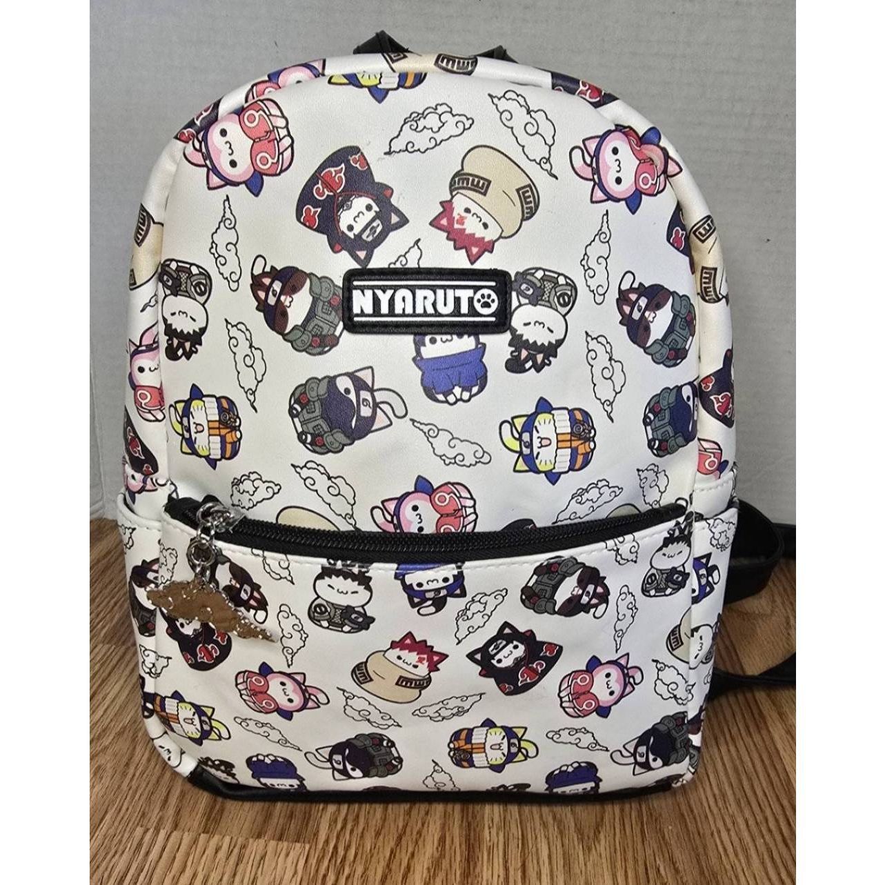 Mad Engine Naruto Shippuden Nyaruto Mini Backpack Anime Cat Ninja Bag C ...