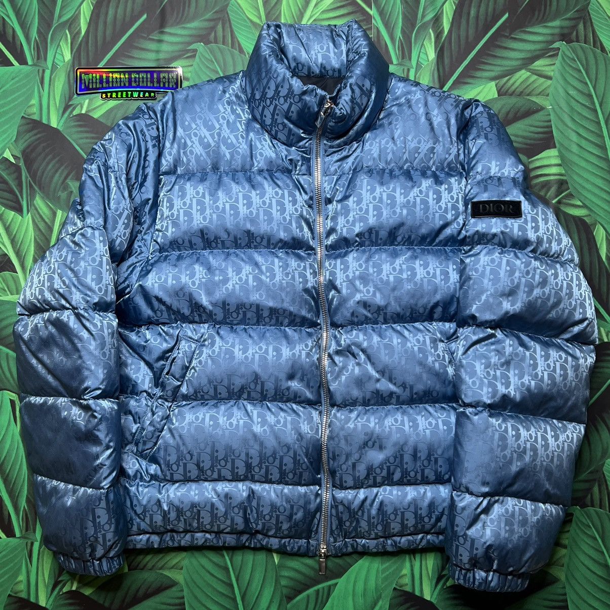 Dior Oblique down jacket | Grailed