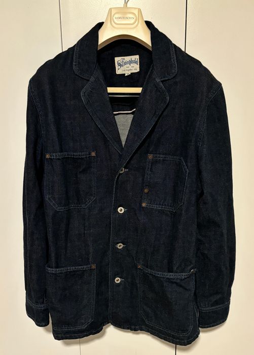 The Stronghold $610 Work Jacket/ Chore Coat, 10.5 oz Indigo Selvedge ...