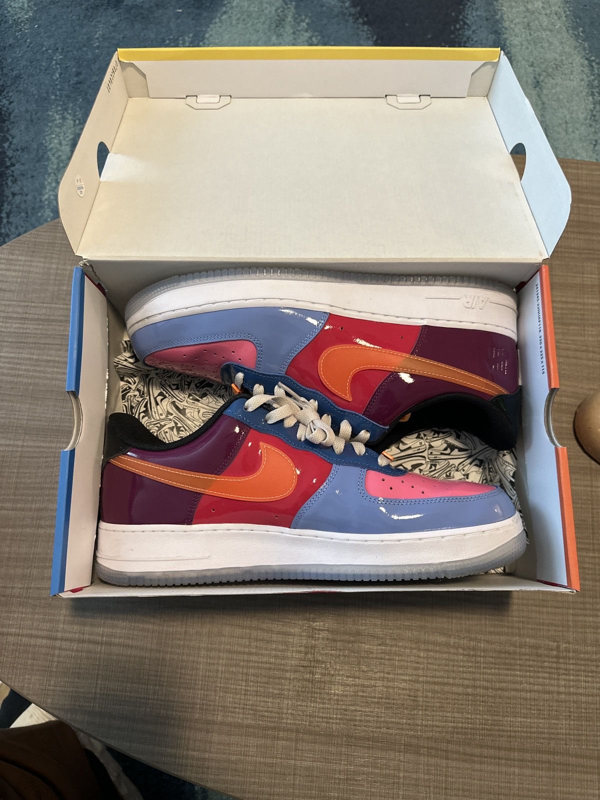 Nike × Undefeated Undefeated x Air Force 1 Low 'Total Orange' | Grailed