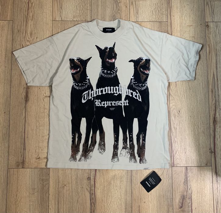 Represent Clo. Represent Dobermann dog mock neck tee | Grailed