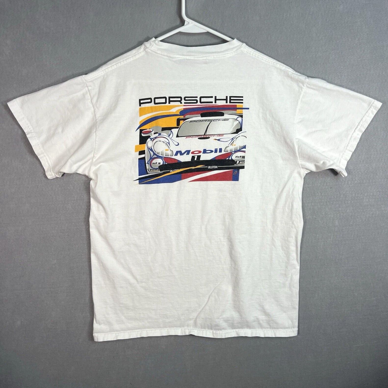 Vintage Vintage 90s Porsche 911 GT1 LeMans Racing Car T Shirt Adult ...