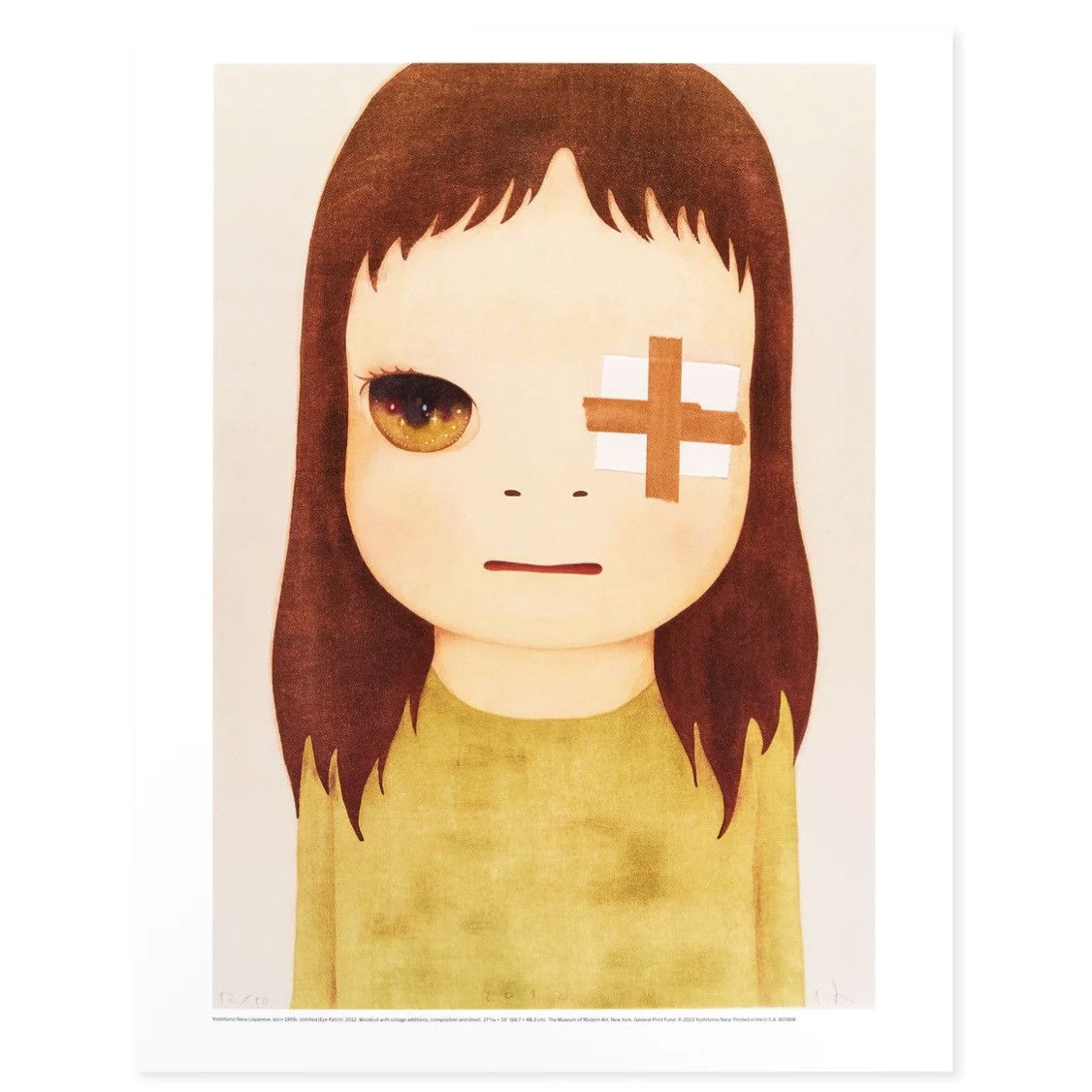 Moma Yoshitomo Nara Eye Patch Poster | Grailed