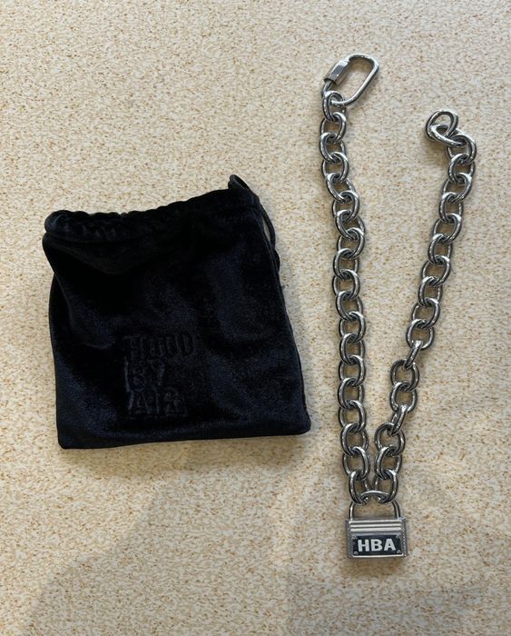 Hood By Air HBA Hood By Air lock padlock chain necklace | Grailed