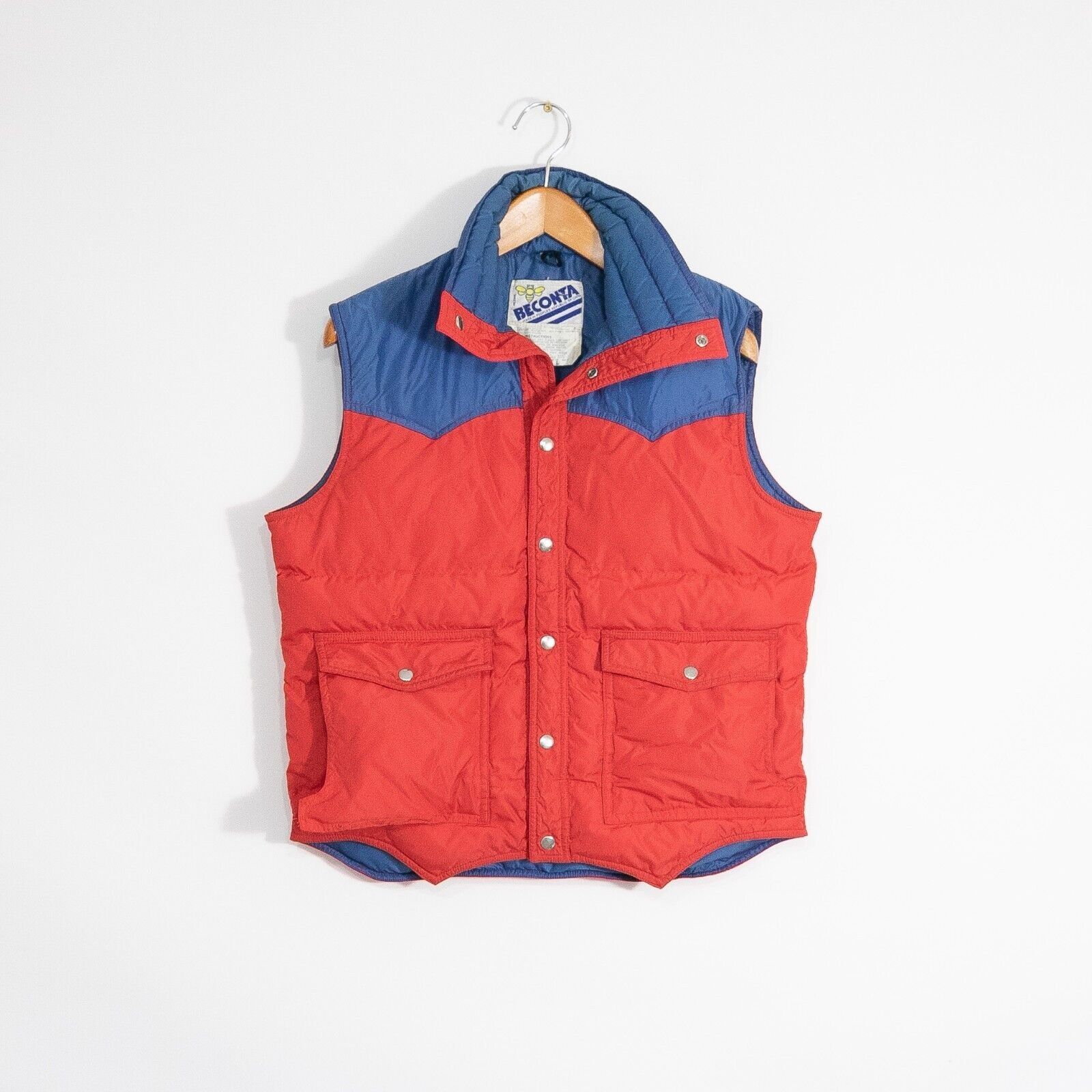 Vintage Vintage Western Down Puffer Vest Mens Medium - Distressed | Grailed