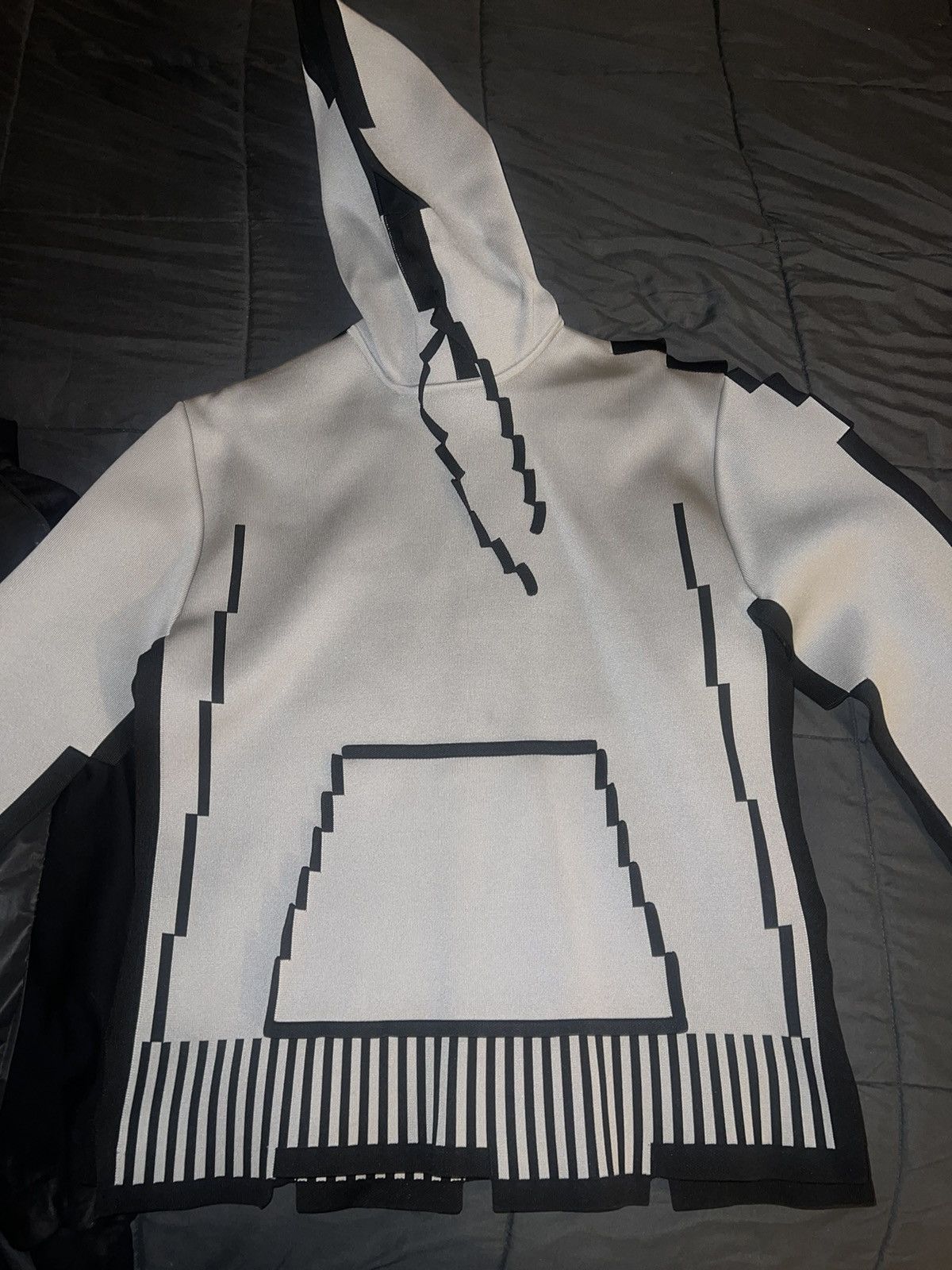 Loewe × Streetwear Loewe pixelated hoodie very rare | Grailed