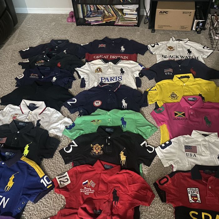 Ralph Lauren COLLECTION OF VINTAGE RALPH LAUREN CHIEF KEEF POLOS 2012 ...