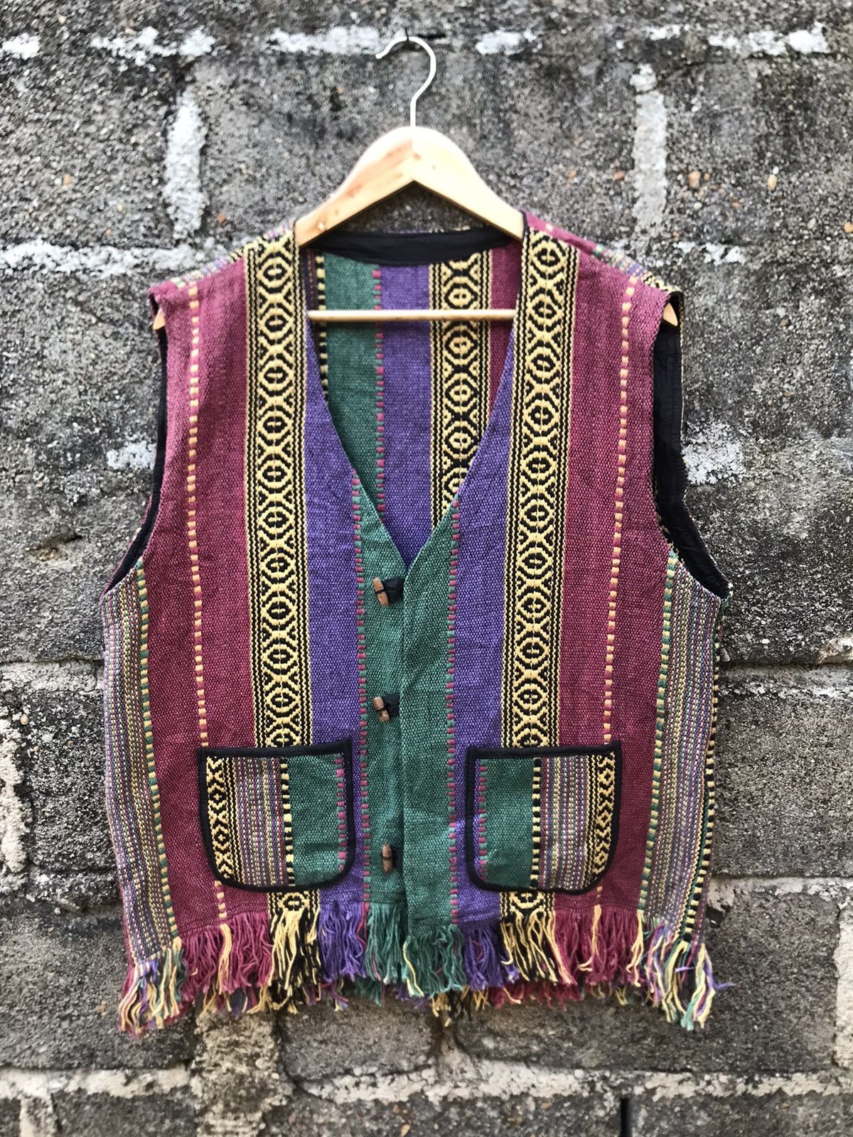 Native Vintage Peruvian People Vest One Size | Grailed