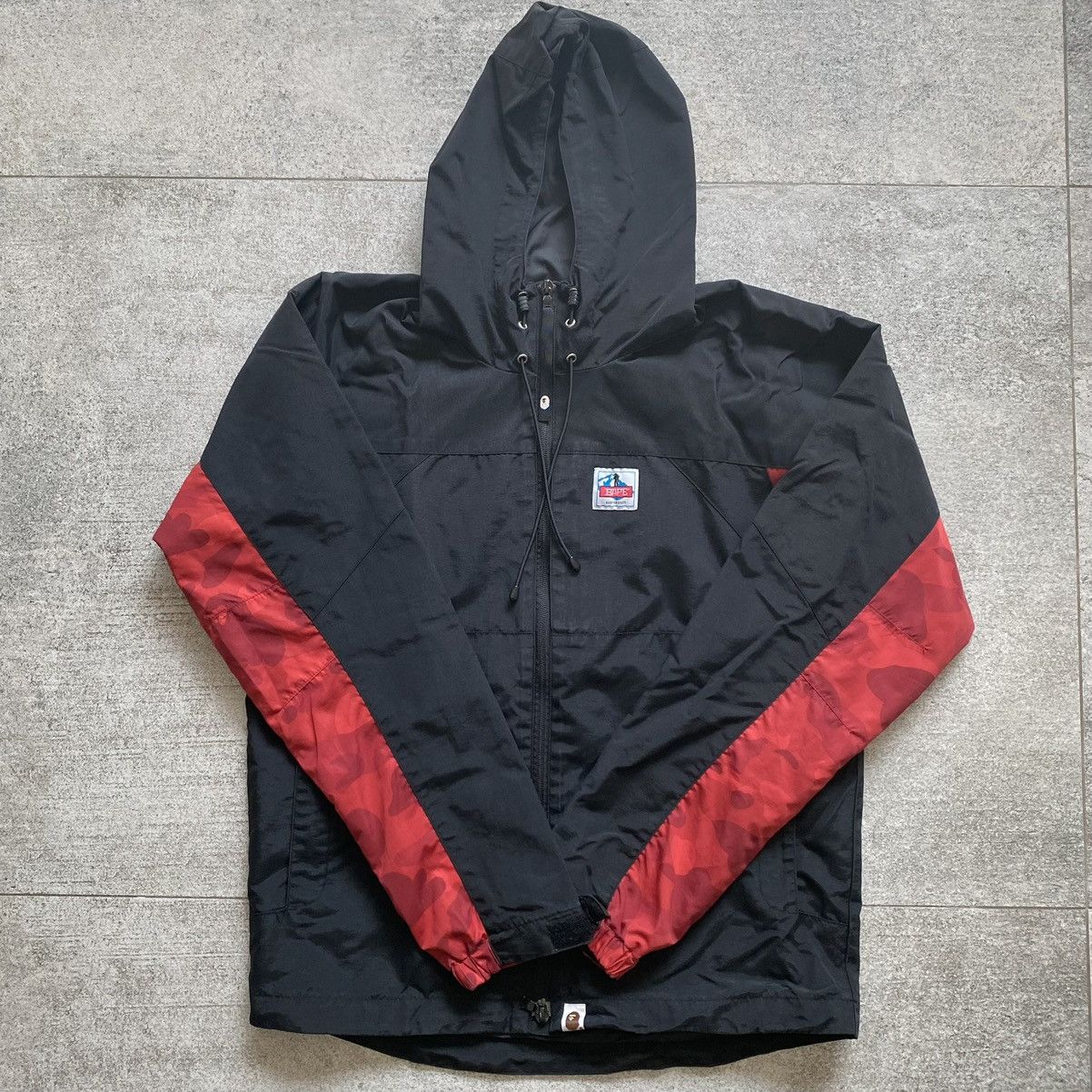 Bape A Bathing Ape BAPE Color Camo Hoodie Windbreaker Jacket | Grailed