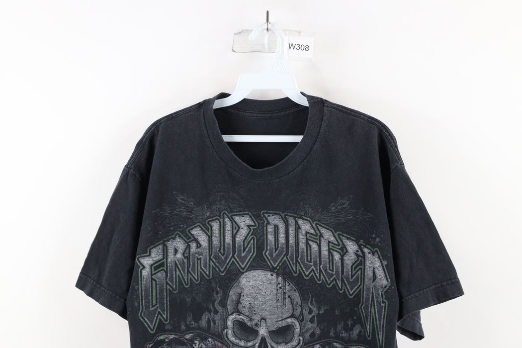 Vintage Vintage Y2K Out Monster Truck Grave Digger Skull T-Shirt | Grailed