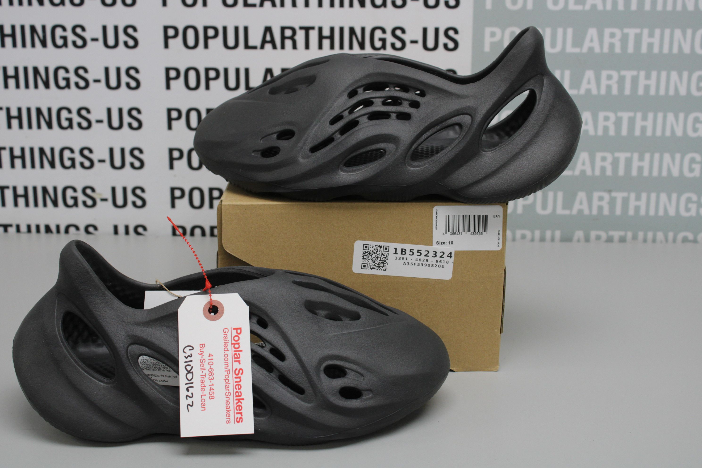 Adidas Yeezy Foam Runner Onyx Sz 10 | Grailed