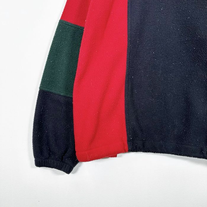 Streetwear Vintage 90s Fleece Patterned Quarter Zip Sweater | Grailed