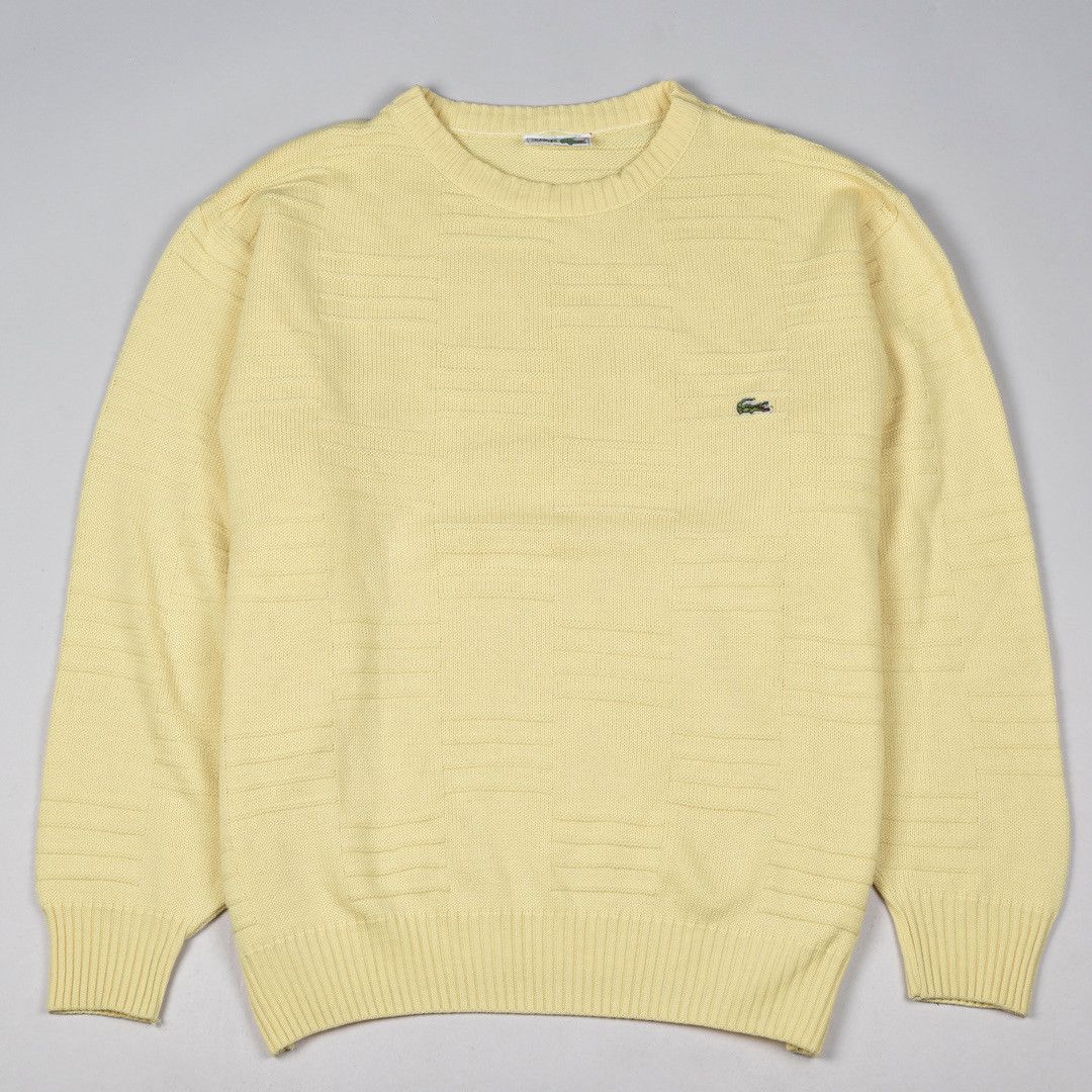 Lacoste × Vintage Lacoste Geometric Pattern Knit | Grailed
