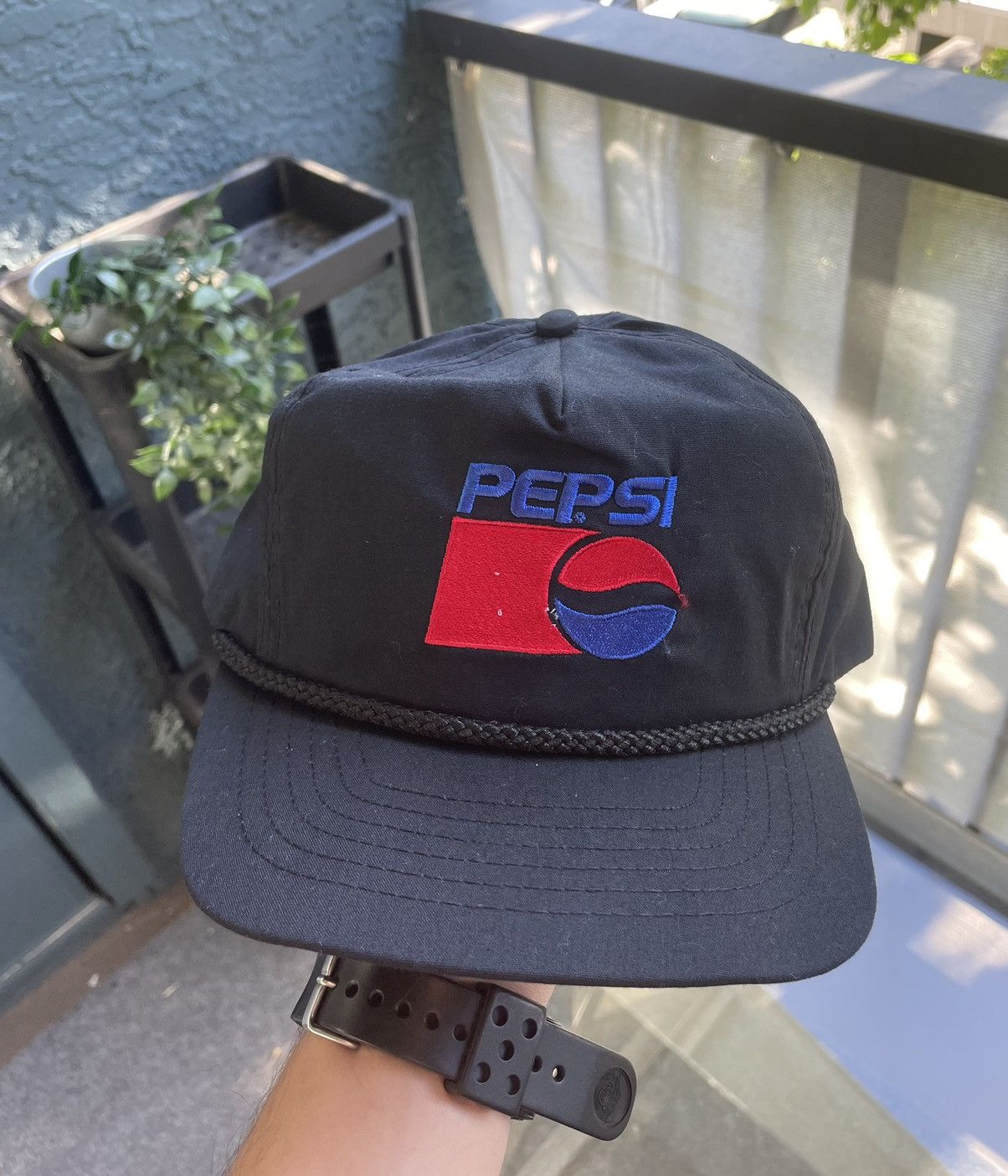 Pepsi × Streetwear × Vintage Vintage 80s Pepsi Embroidered Snapback Hat ...