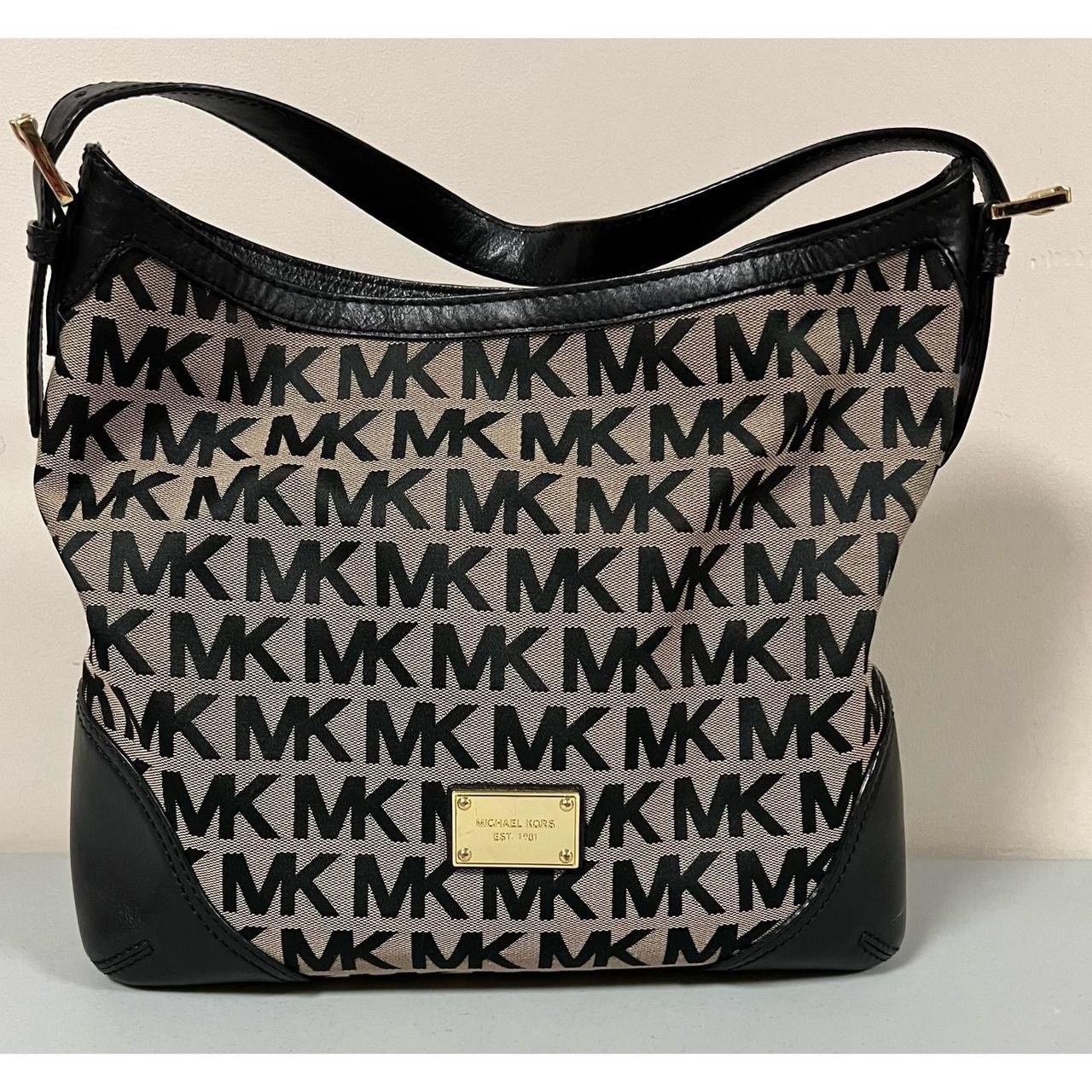 Designer × Michael Kors × Vintage Michael Kors Black Logo Satchel ...