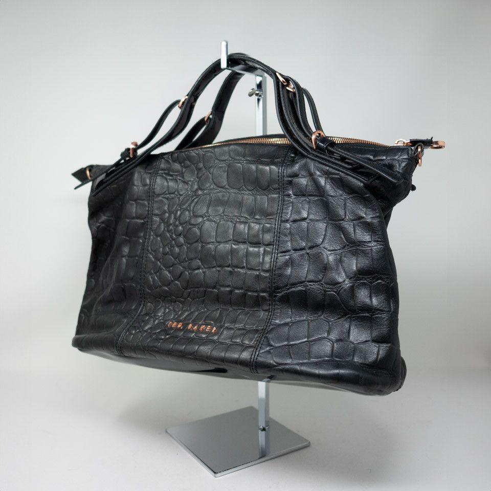 Ted Baker Ted Baker Calum Croc Embossed Top Handle | Grailed