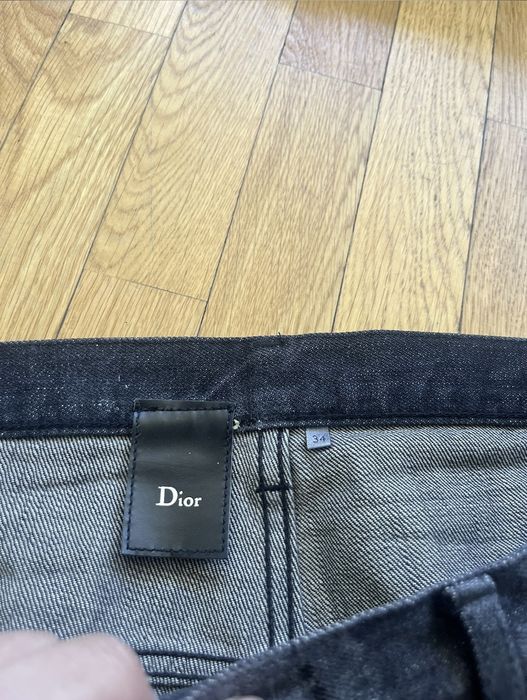 Dior Dior homme 2004 waxed jeans (Hedi Slimane) | Grailed