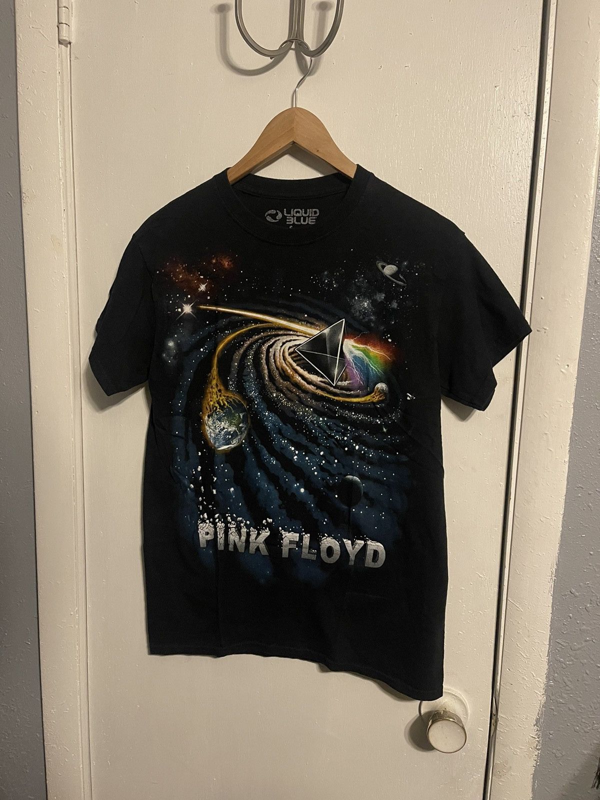 Band Tees × Liquid Blue × Pink Floyd Liquid Blue x Pink Floyd Galaxy ...