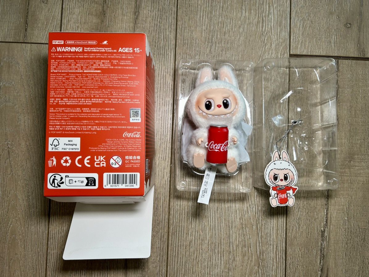 PoP Mart Labubu Coca-Cola Happy Factor US Seller | Grailed