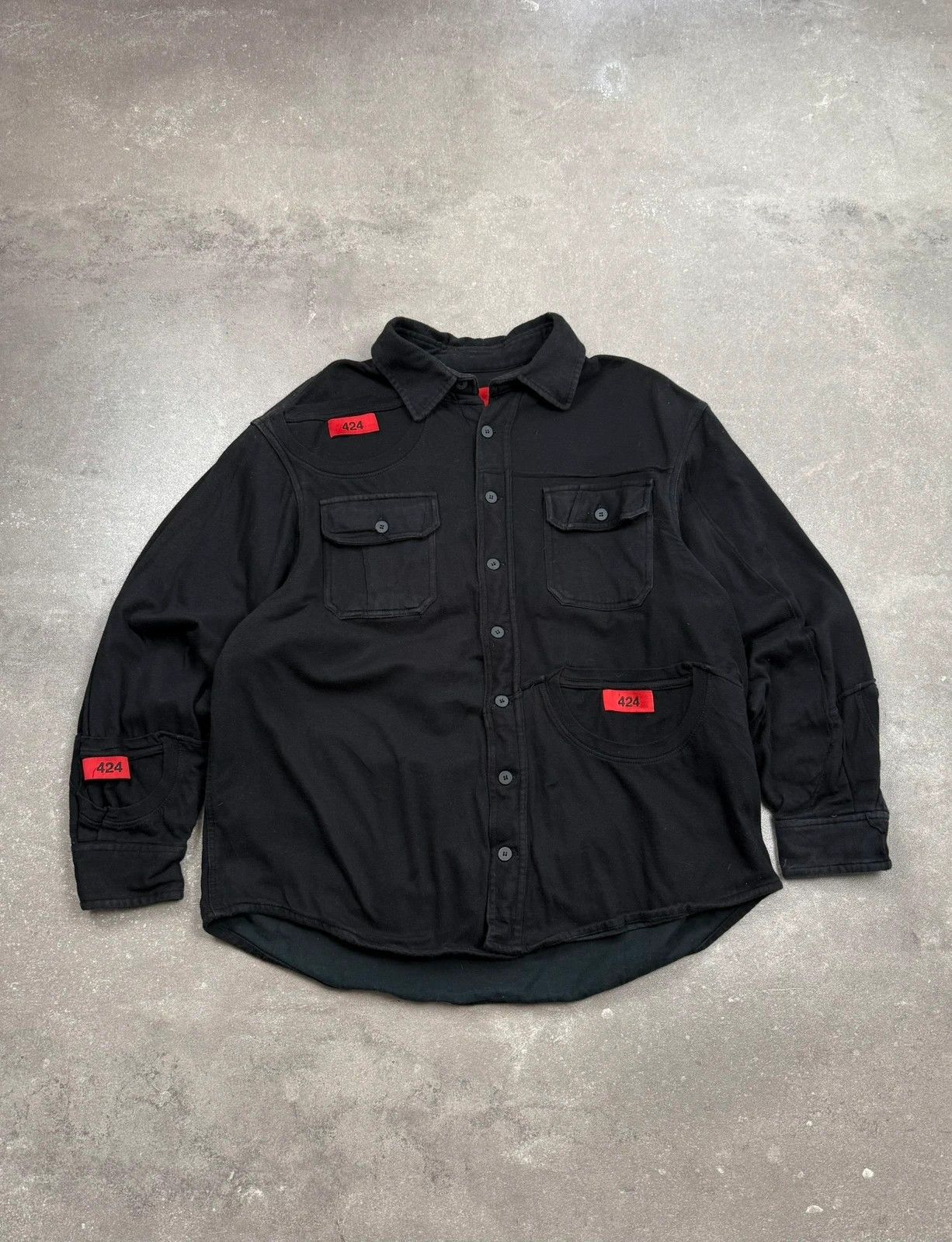 424 424 jacket street wear archive avant garde | Grailed