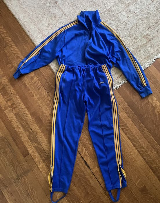 Adidas 1980s Adidas Tracksuit Vintage 2 Piece Sweatsuit 70s Large | Grailed